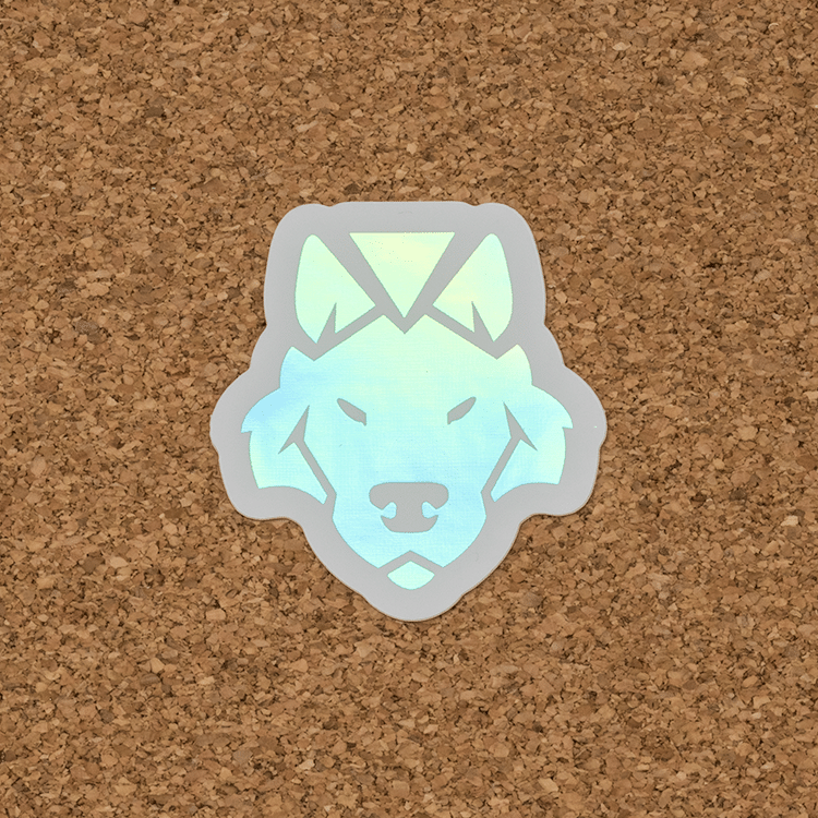 Holo Logo Stickers