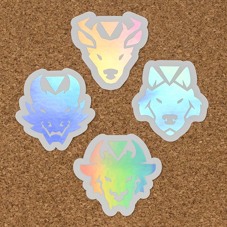 Holo Logo Stickers